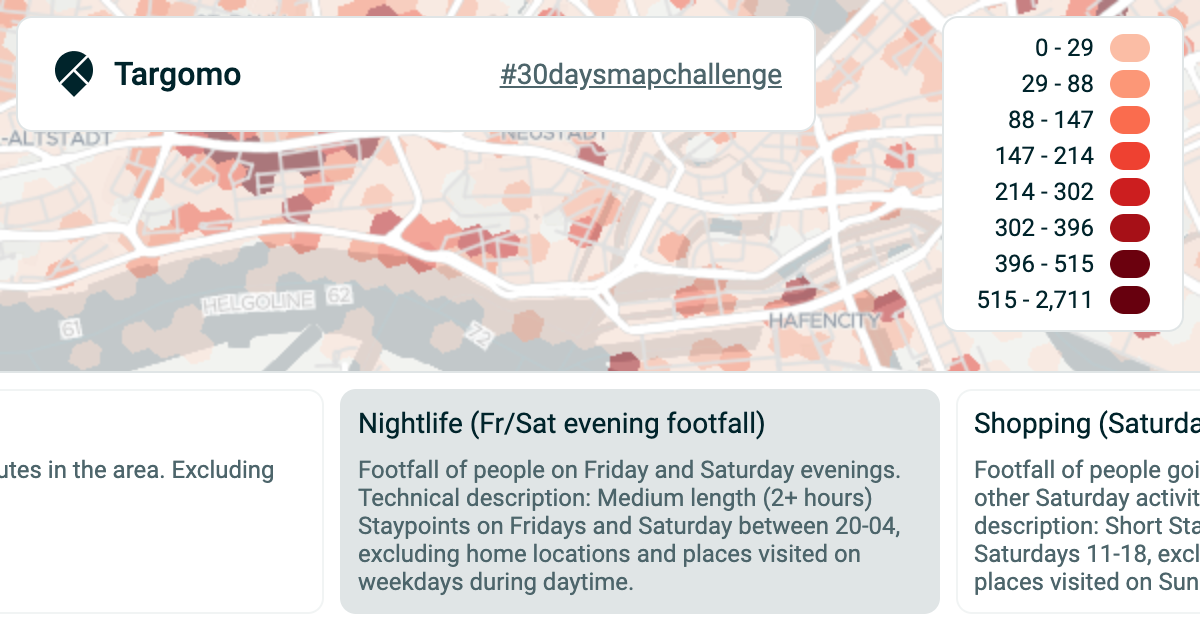 Staypoint Hexagons! #30daysmapchallenge